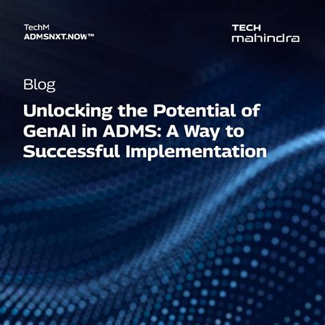 tech mahindra on linkedin genai scaleatspeed generativeai adms ai