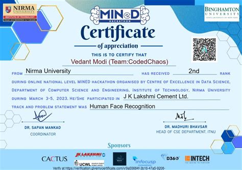 Vedant Modi On Linkedin Hackathon Teampower Innovation Nirmauni 14 Comments