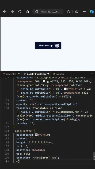 Day 003 🤯 Micro Css Tip Button Animation Livecoding Cssbattle Frontend Css3