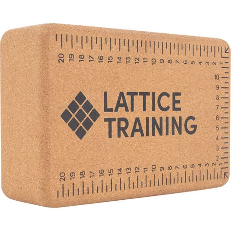 Lattice Flex Block Cork Yoga Block Climb