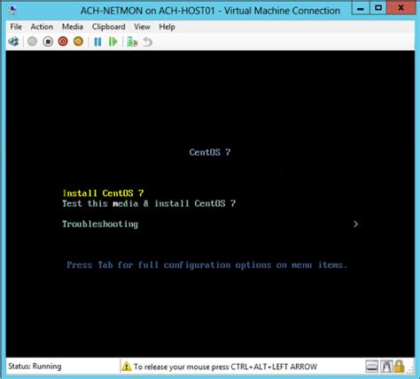 Centos 7 Minimal Installation On Hyper V Alexander C Hubbard