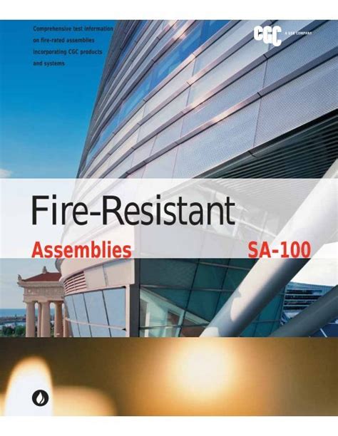 Ul Fire Rated Gypsum Assemblies