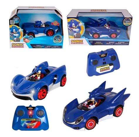 Sonic Hedgehog Carro Control Remoto Rc Team Racing Original Envío Gratis