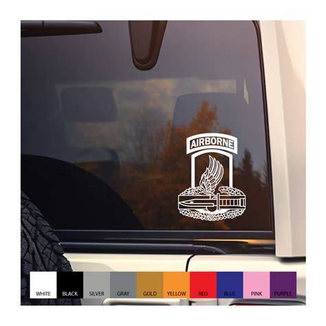 173rd Airborne Bct Patch And Combat Action Badge Cab Vinyl Milvec
