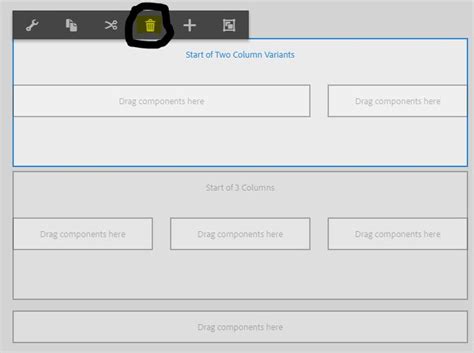 adobe not able to remove components in editable template aem stack