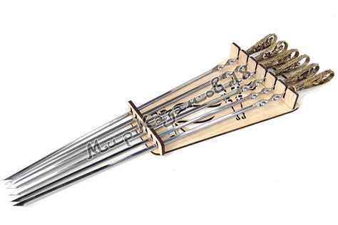 Купить Настенный держатель для шампуров Костёр в Ижевске Mir