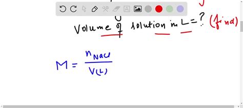 SOLVED You Are Creating Solution By Mixing Sodium Chloride NaCl In Water You Add 35g Of