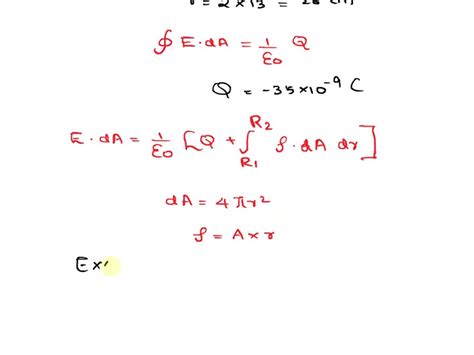solved a hollow non conducting spherical shell a from r 2cm to r