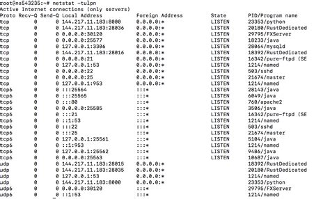 ubuntu port not opening server fault