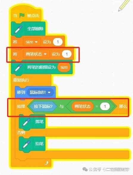 【跟娃学编程】scratch新手教程第19课：图章工具的应用 知乎