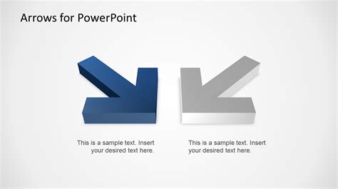D Arrows PowerPoint Template SlideModel