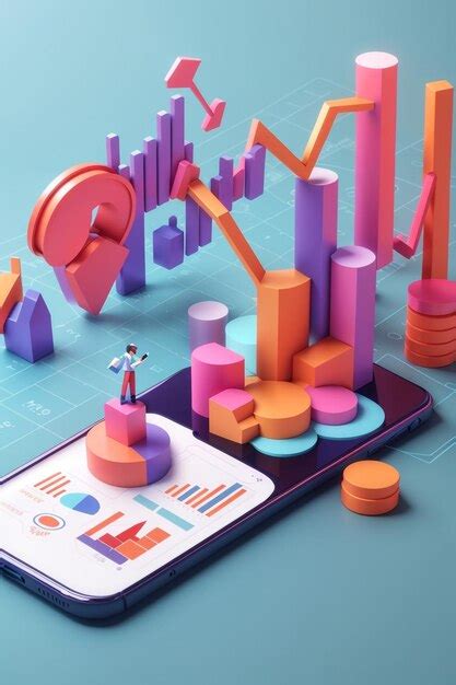 Premium Photo A Garden Of Growth Adorable Optimization Chart Blooms