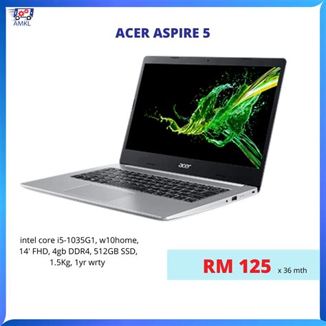 Acer Laptop Ansuran Mudah Kl