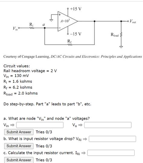 [solved] d calculate the feedback resistor current if course hero