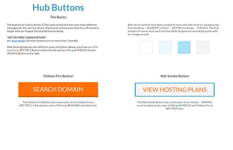 Web Hosting Hub Style Guide On Behance