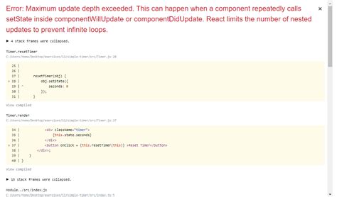 Javascript I Should Solve A React Exercise Of A Timer And Reset It By