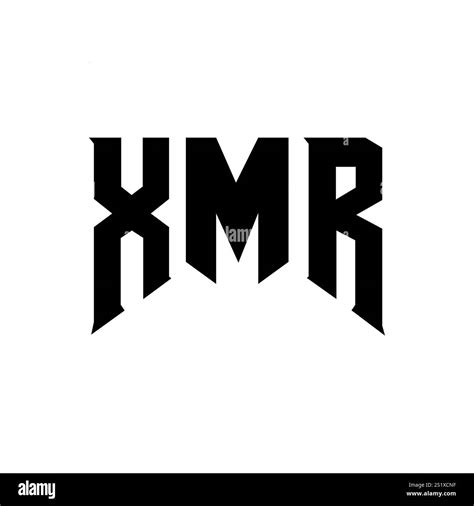 xmr technology company logo stock vector images alamy