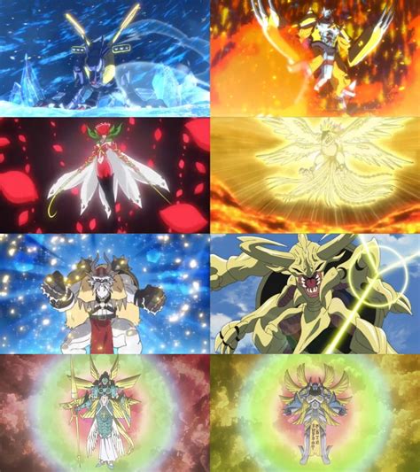 The Mega Forms Of The Eight Adventure Digimon By Advanceshipper2021 On Deviantart