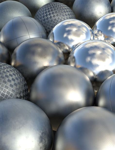 Pbr 金属第 1 卷 Pbr Metals Vol 1 着色器金属 Daz3d下载站