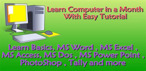 Basic Computer Course Latest Version 10 For Android App Education