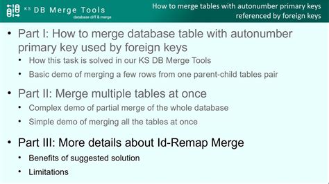 How To Merge Tables With Autonumber Primary Keys Referenced By Foreign Keys Part Iii Youtube