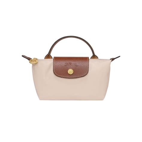 롱샴 르 플리아쥬 오리지널 핸들 파우치 페이퍼 Longchamp Kream