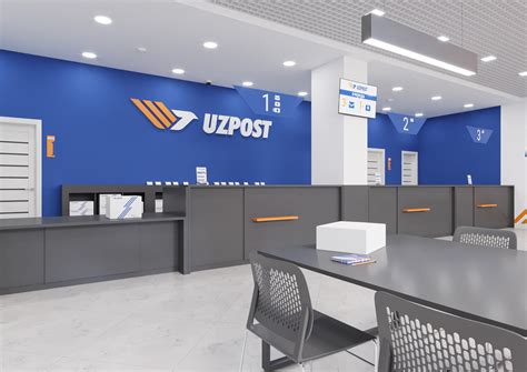 Post Office Interior And Exterior Design Uzbekistan On Behance