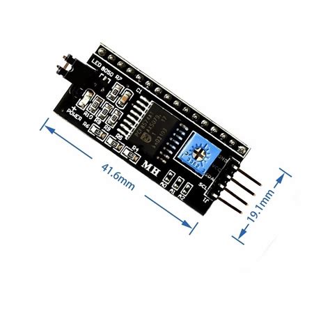 iic i2c อินเทอร์เฟซ lcd1602 หน้าจอ lcd อะแดปเตอร์บอร์ด lcd2004 shopee