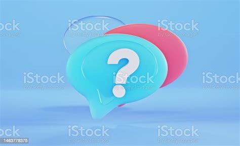 유리와 색 요소가 있는 격리된 파란색 배경에 물음표 거품 3d 렌더링 글래스모피즘에 대한 스톡 사진 및 기타 이미지 글래스모피즘 3차원 형태 8k Resolution