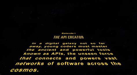May The Code Be With You The Basics Of Apis With A Galactic Twist