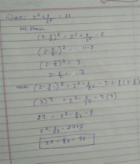 If z² z² find z³ z³ using only positive value of z z Brainly in