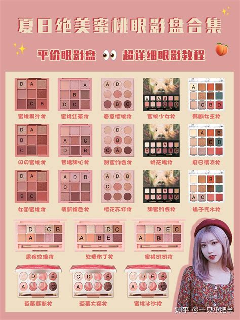 夏日绝美蜜桃🍑眼影盘合集 含教程 新手必看 知乎