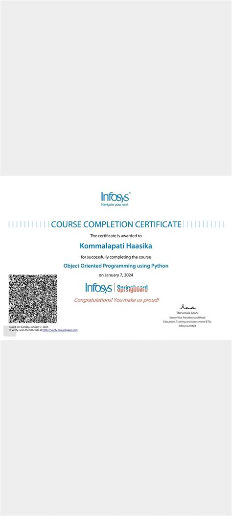 haasika kommalapati on linkedin i have completed my object oriented