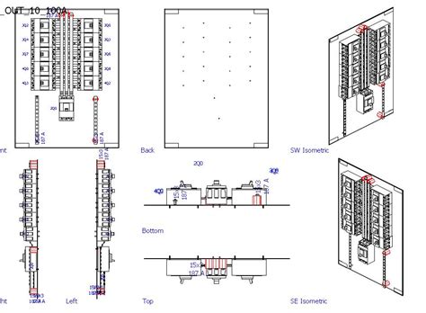 Typical Abb Smdb Panel Incomer Up To 100a 18ka Outgoing 10x Up To 100a