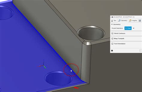 Solved 2d Adaptive Clearing Stepover Chipload Not Maintained