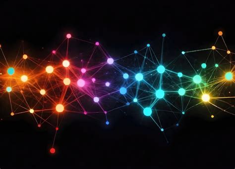 Particle Cluster In 3d Render Premium Ai Generated Image