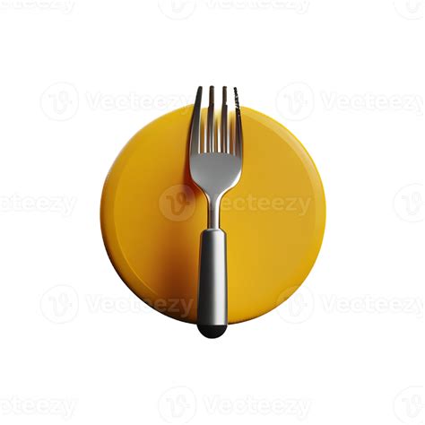 Fork 3d Rendering Icon Illustration 29169869 Png