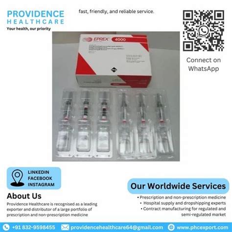 Eprex 4000 Iu Injection At ₹ 200 Piece Injections In Nagpur Id 2854671204591