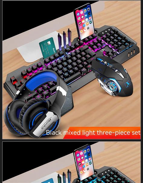 Xinmeng K680 Rgb Wireless Keyboard And Mouse Set For Esports