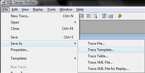 sql server profiler part 2 custom templates and saving data
