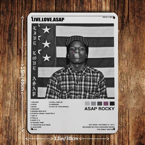 Asap Rocky Peso Album Cover Aap Rocky Peso