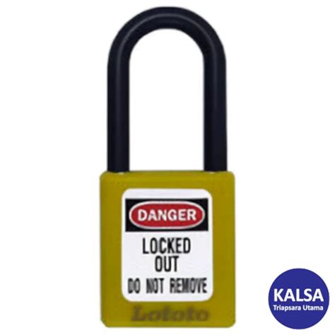 Jual Safety Padlock Lototo L406gmkylw Shackle Length 38 Mm Grand Master