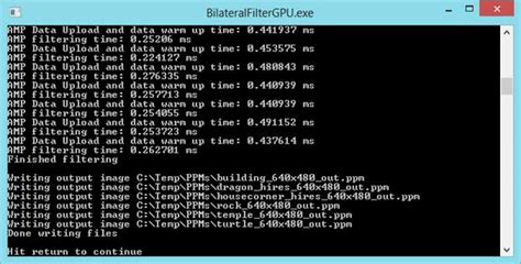 A Gpu Bilateral Filter Implementation Clatter From The Byte Kitchen