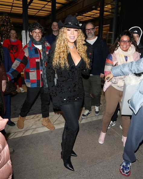 Mariah Carey Goes Western For Aspen Shopping Spree And More Star Snaps