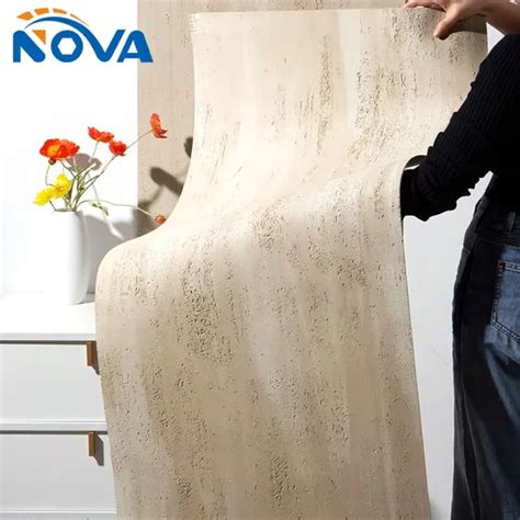 Lightweight Flexible Soft Stone Wall Panel Cladding Mcm Travertine Stone Veneer Sheet