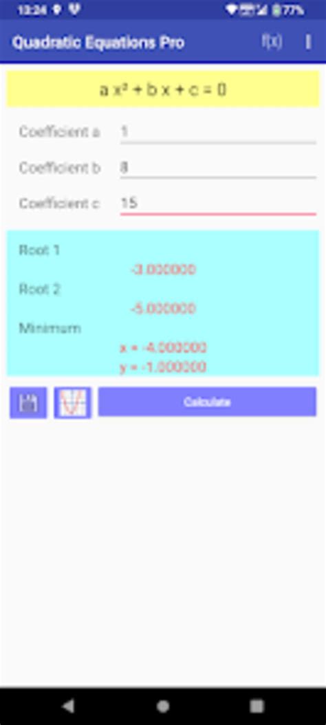 quadratic equation for android download