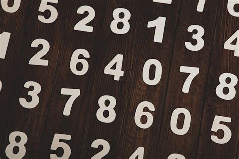Premium Photo Seamless Pattern With Numbers