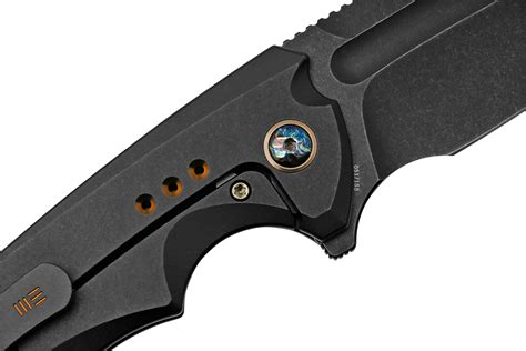 WE Knife Nexusia WE22044 1 Black Titanium Black Stonewashed Navalha Compras Vantajosas Em