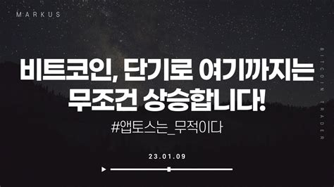 비트코인 단기로 여기까지는 무조건 상승합니다 앱토스는 무적이다 Youtube