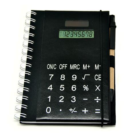 Hardcover Excutive Notebook Calculator With Pen Bossgoo Com